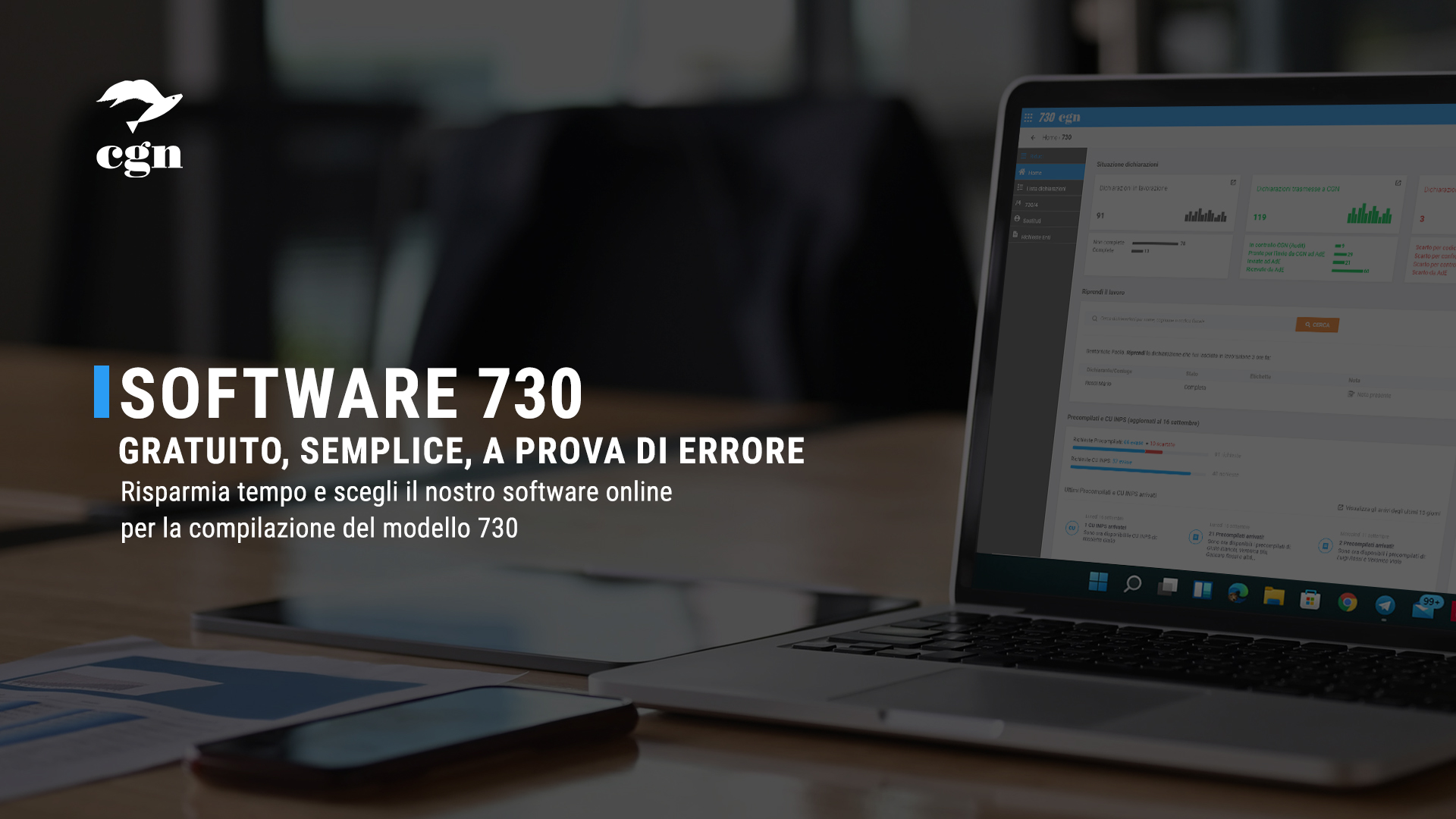 Software 730 online per Professionisti | Servizi CGN